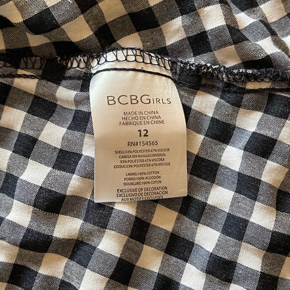 BCBGirls | Dresses | Bcbg Girls Gingham Flutter Sundress | Poshmark